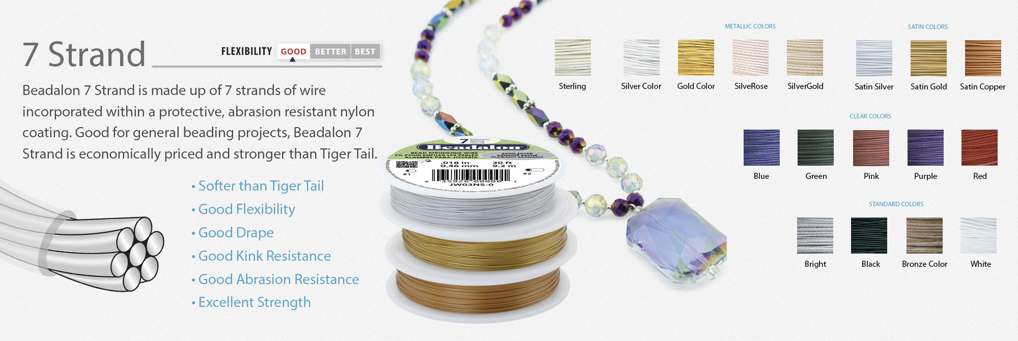 Beadalon - 7 Strand Bead Stringing Wire