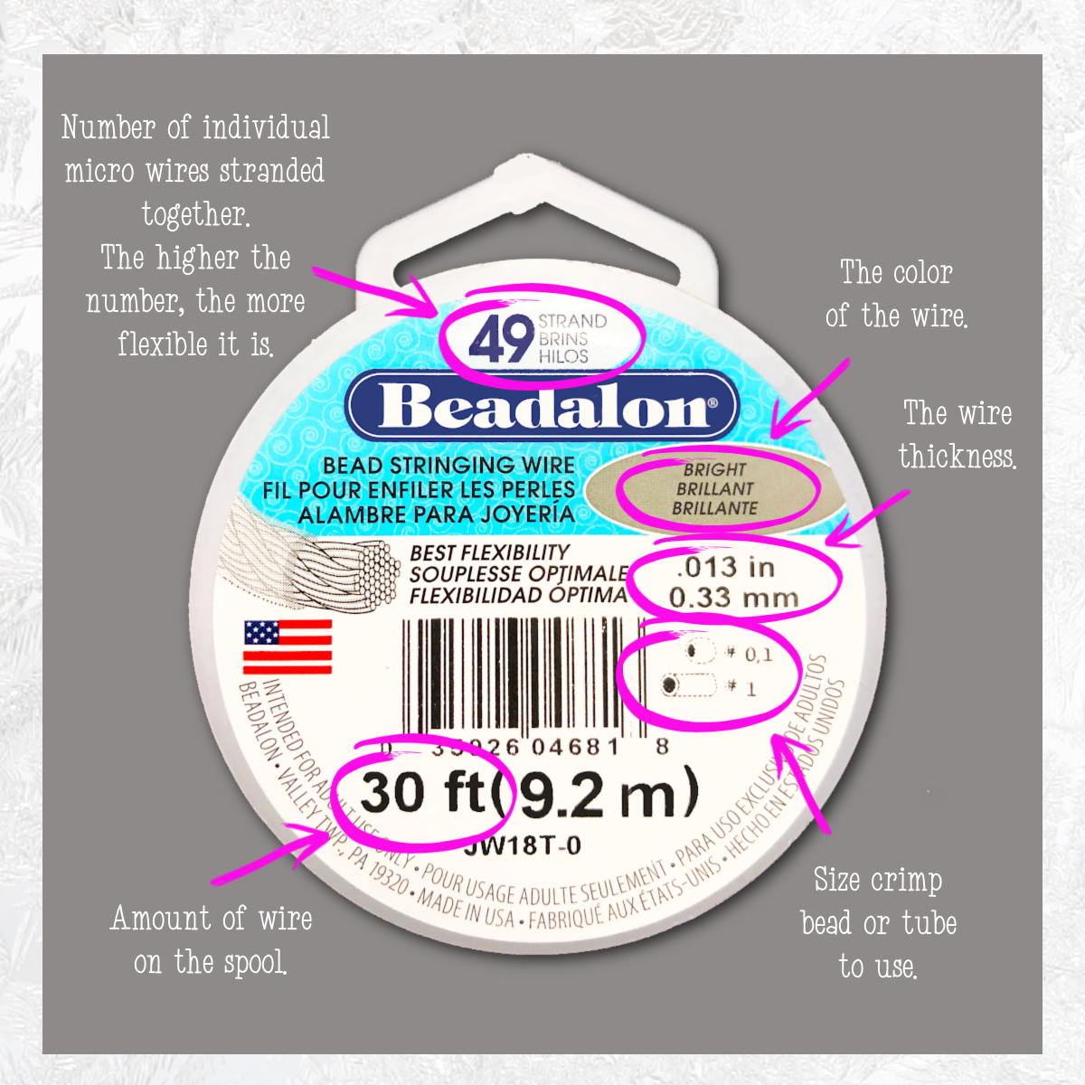 Beading for Beginners - Choosing The Right Bead Stringing Wire